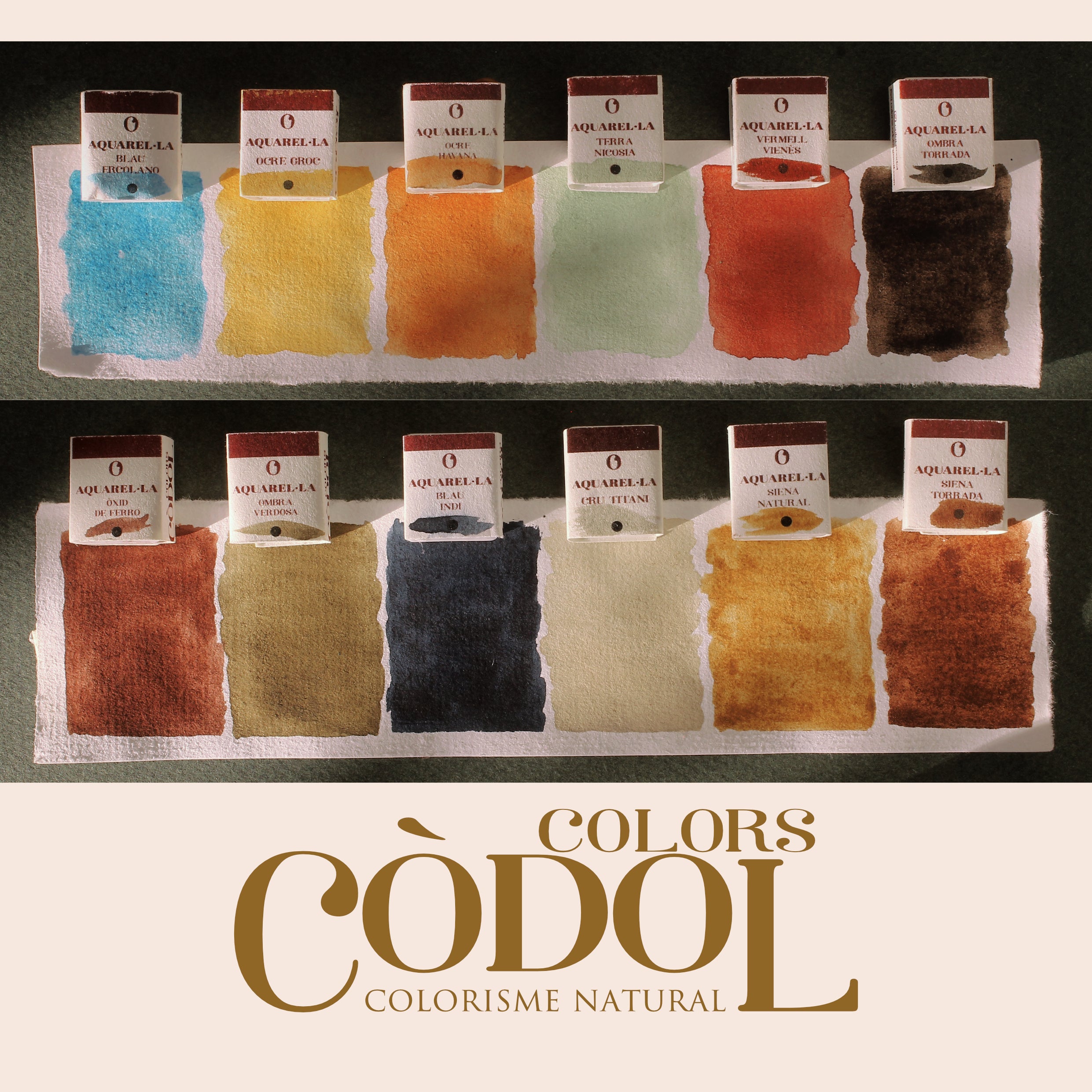 AQUARELAS ARTESANALES PIGMENTOS NATURALES – COLORS CODOL